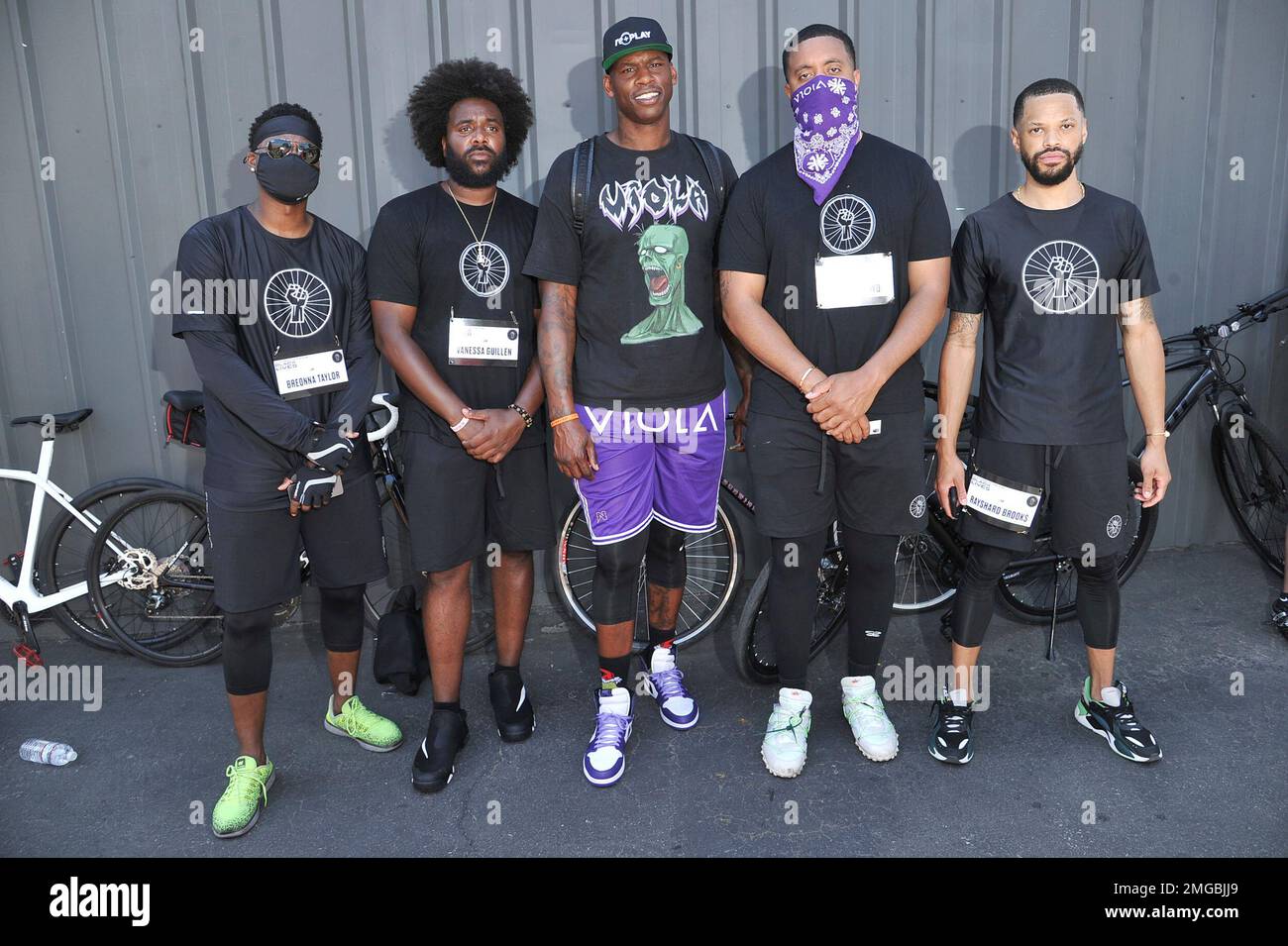 Lanny Smith, from left, Lamont Tory Stapleton, Al Harrington, Najee ...