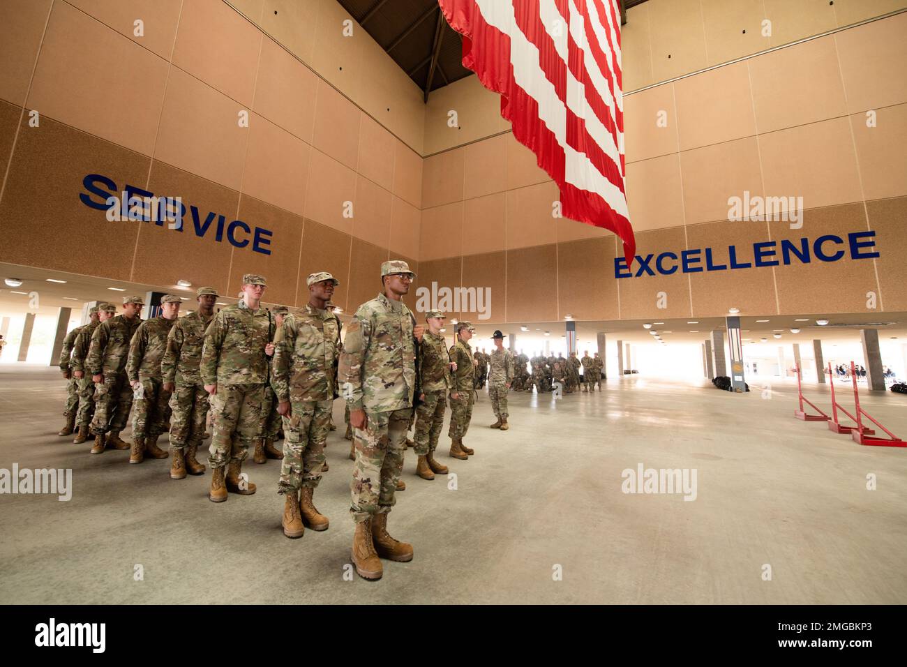 U.S. Air Force basic military trainees, 321st Training Squadron ...
