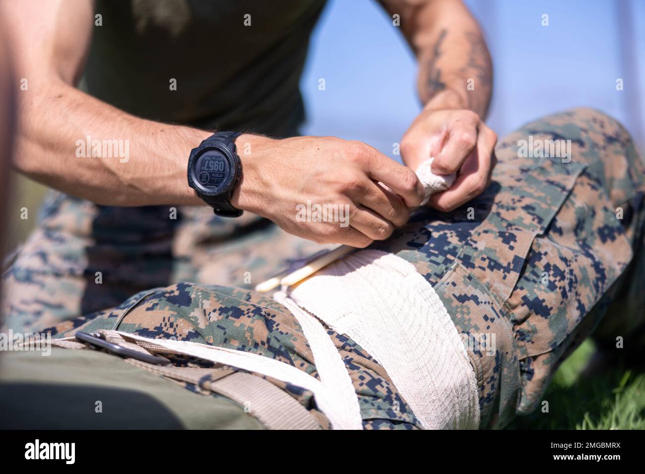 U.S Marine Corps Lance Cpl. Atterson Myers, a rifleman with 1st ...