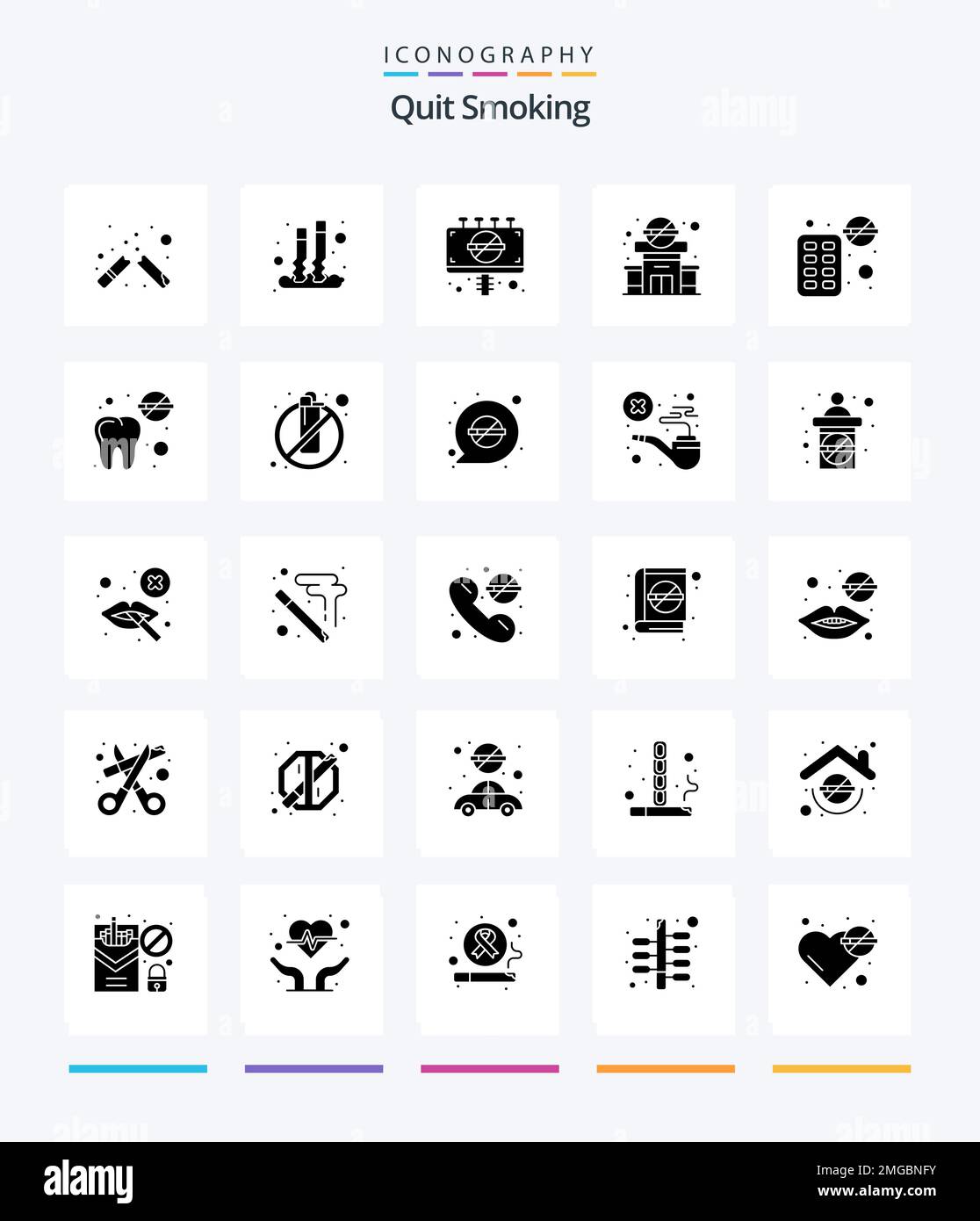 Creative Quit Smoking 25 Glyph Solid Black icon pack Such As block ... Creative Quit Smoking 25 Glyph Solid Black icon pack Such As block ...