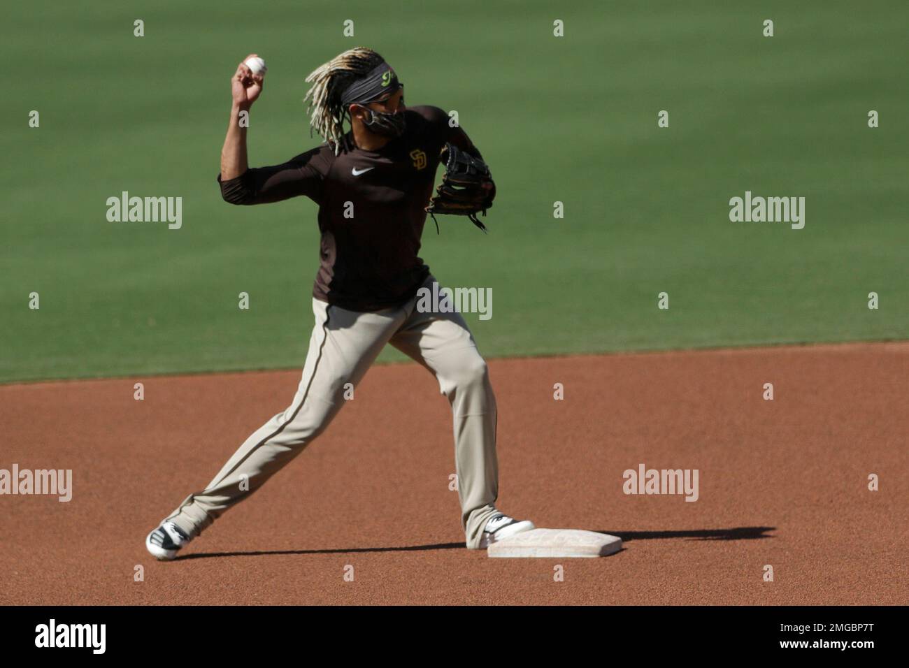 San Diego Padres shortstop Fernando Tatis Jr. during baseball training ...