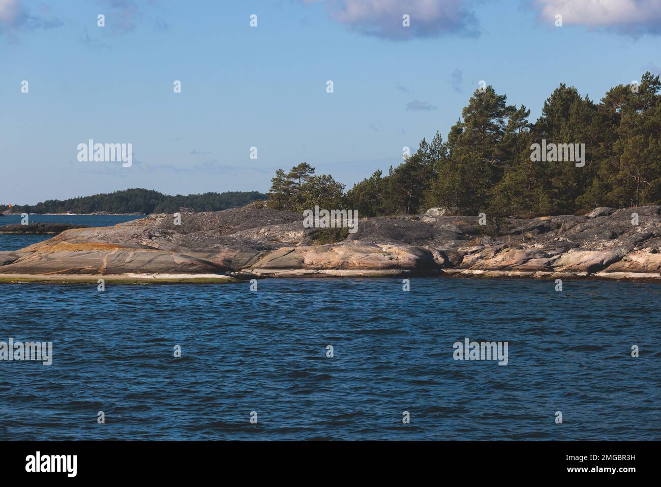 Archipelago National Park landscape, Southwest Finland, with islands ...