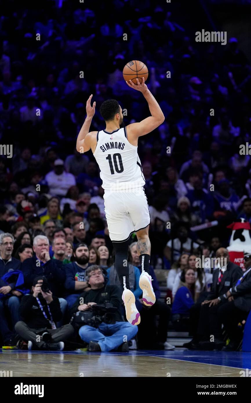Brooklyn Nets' Ben Simmons plays during an NBA basketball game ...