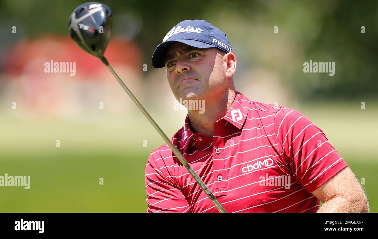 Ryan Armour drives during the third round of the Rocket Mortgage ...