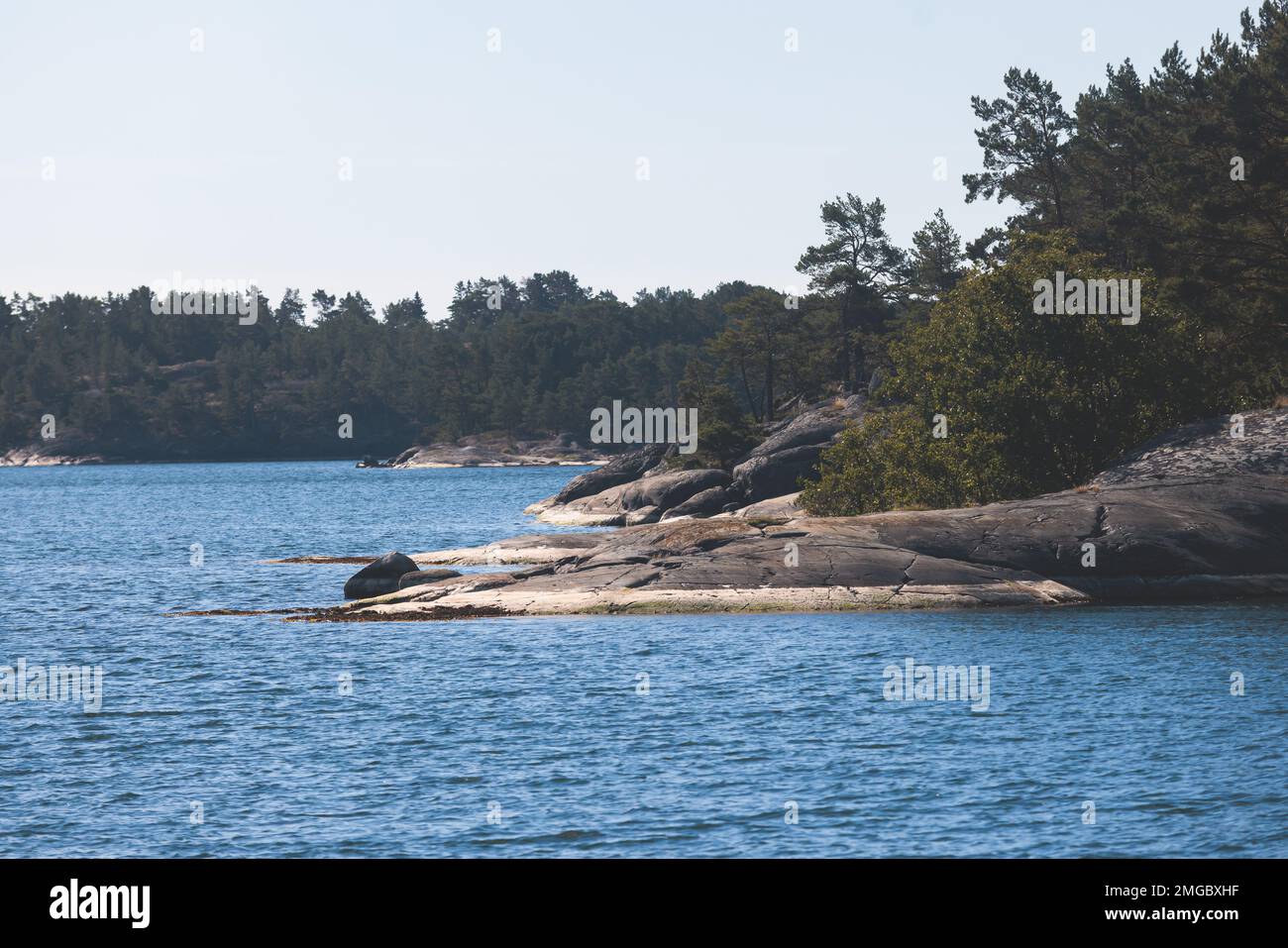 Archipelago National Park landscape, Southwest Finland, with islands ...