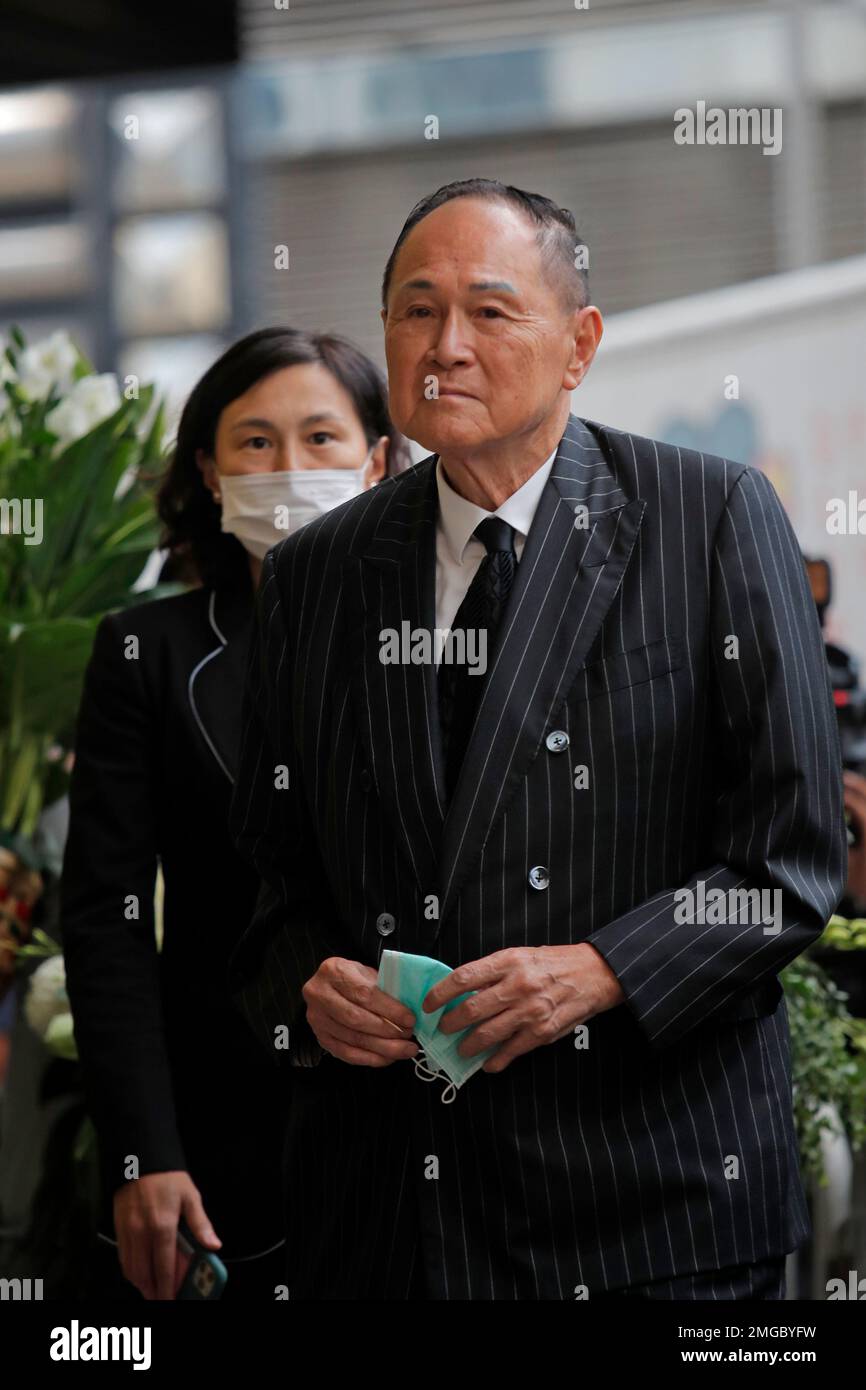 Hong Kong property tycoon Cecil Chao, right, and his daughter Gigi Chao ...