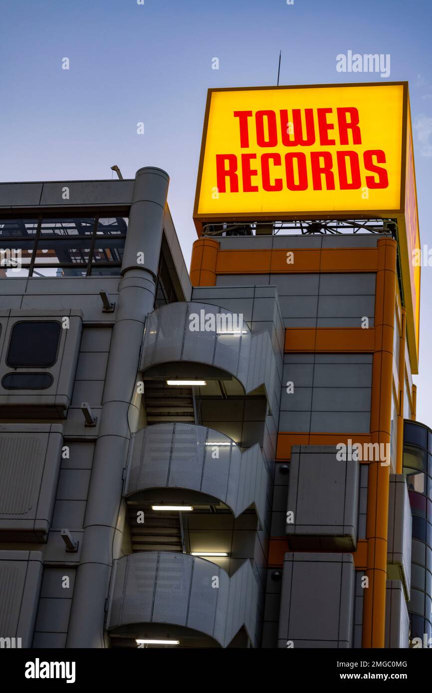 Tokyo, Japan. 24th Jan, 2023. Tower Records Shibuya (ã‚¿ãƒ¯ãƒ¼ãƒ¬ã ...