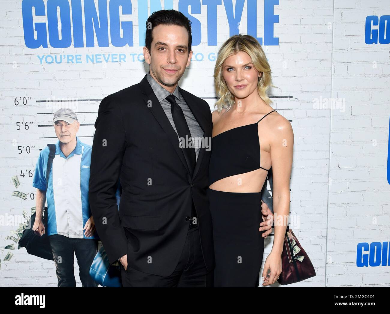 Actors Nick Cordero and Amanda Kloots attend the world premiere of ...
