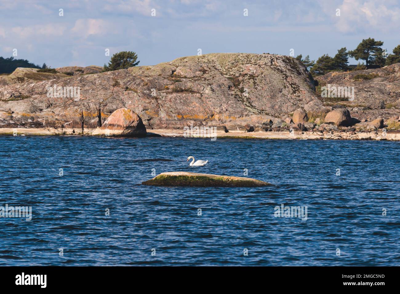 Archipelago National Park landscape, Southwest Finland, with islands ...