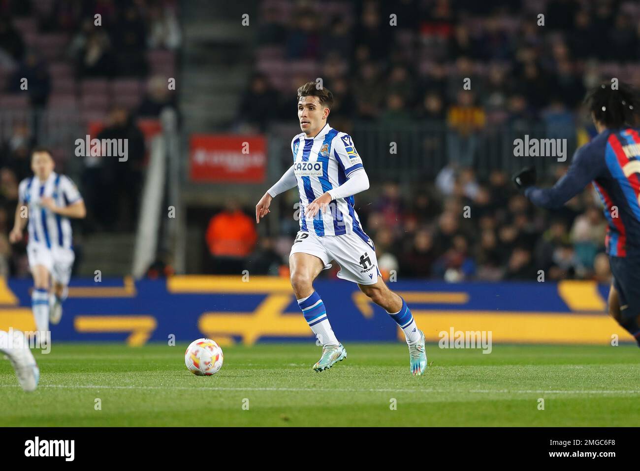 Barcelona, Spain. 25th Jan, 2023. Pablo Marin (Sociedad) Football ...