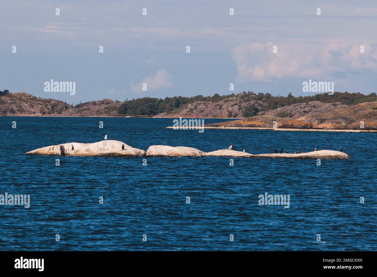 Archipelago National Park landscape, Southwest Finland, with islands ...
