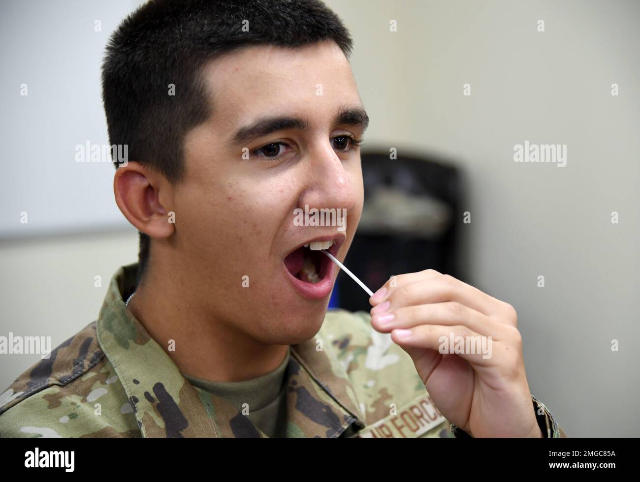 U.S. Air Force Airman Samuel Lozano, 334th Training Squadron student ...