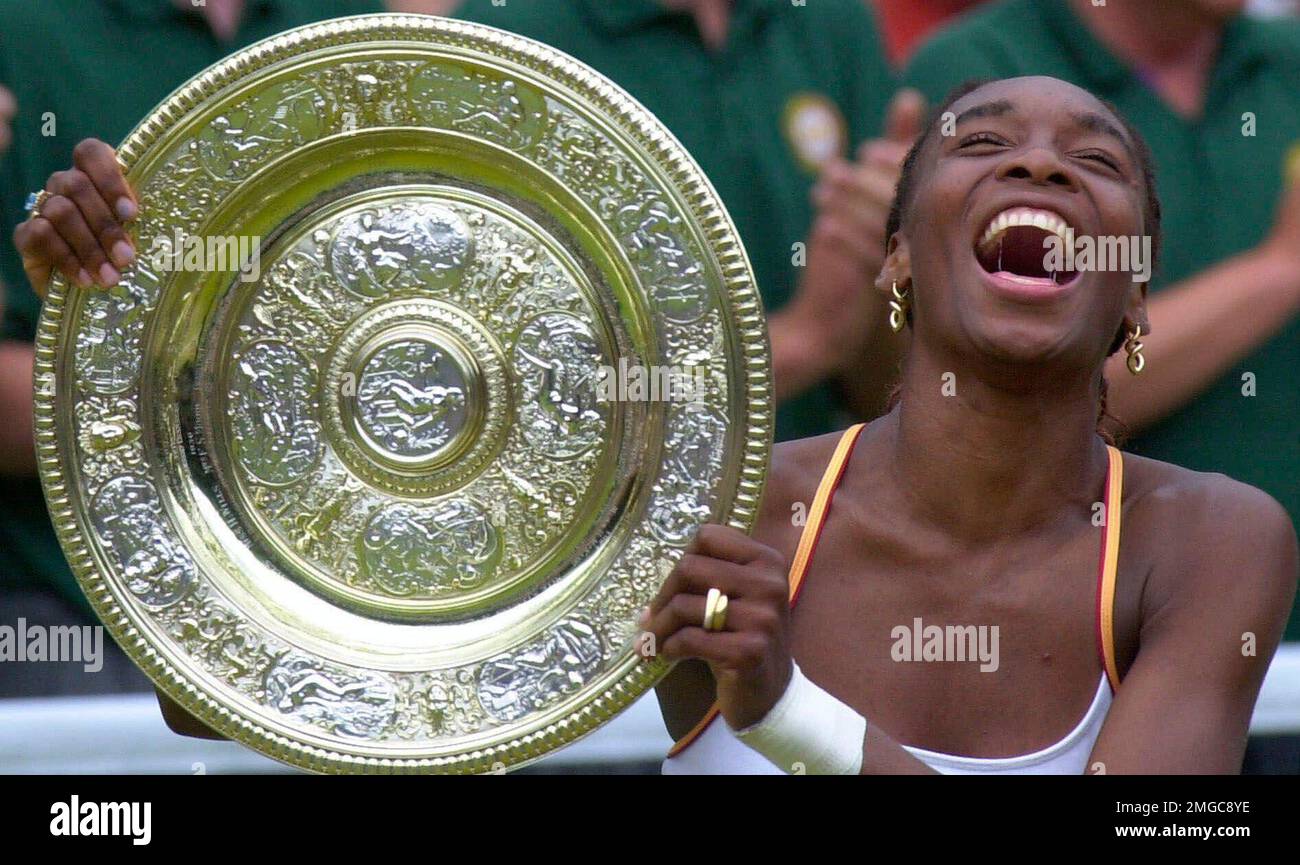 FILE - In this July 8, 2000, file photo, U.S. tennis player Venus ...