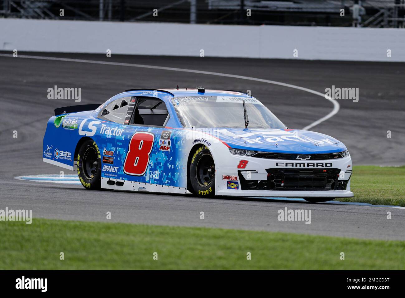 NASCAR Xfinity Series driver Jeb Burton drives through a turn during ...