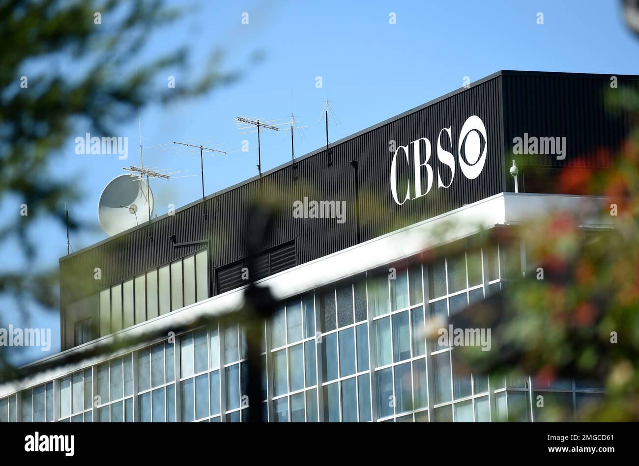 The exterior of the CBS Television City studios is pictured, Friday ...
