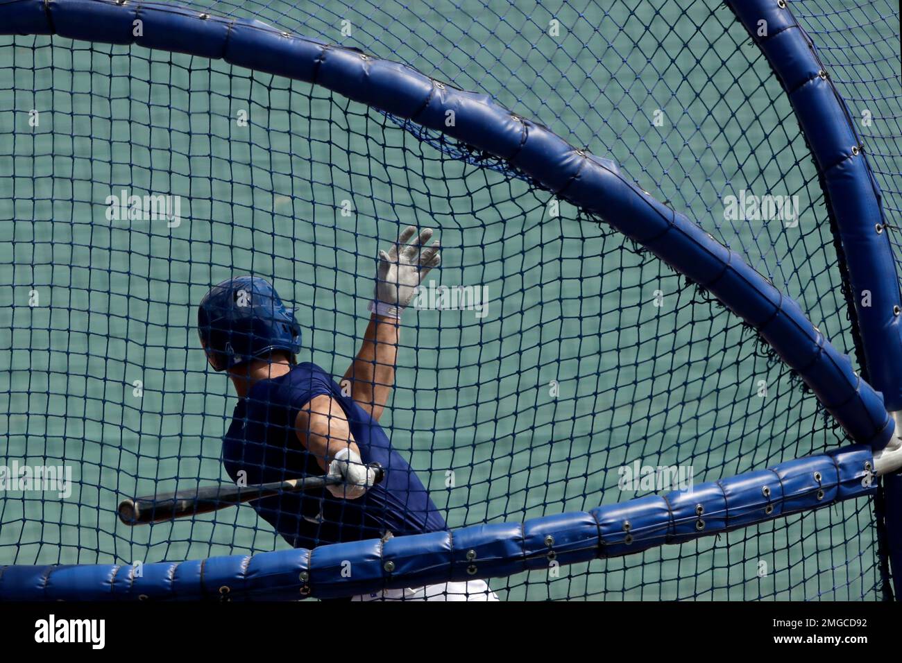 Kansas City Royals' Alex Gordon Bats during baseball practice at ...