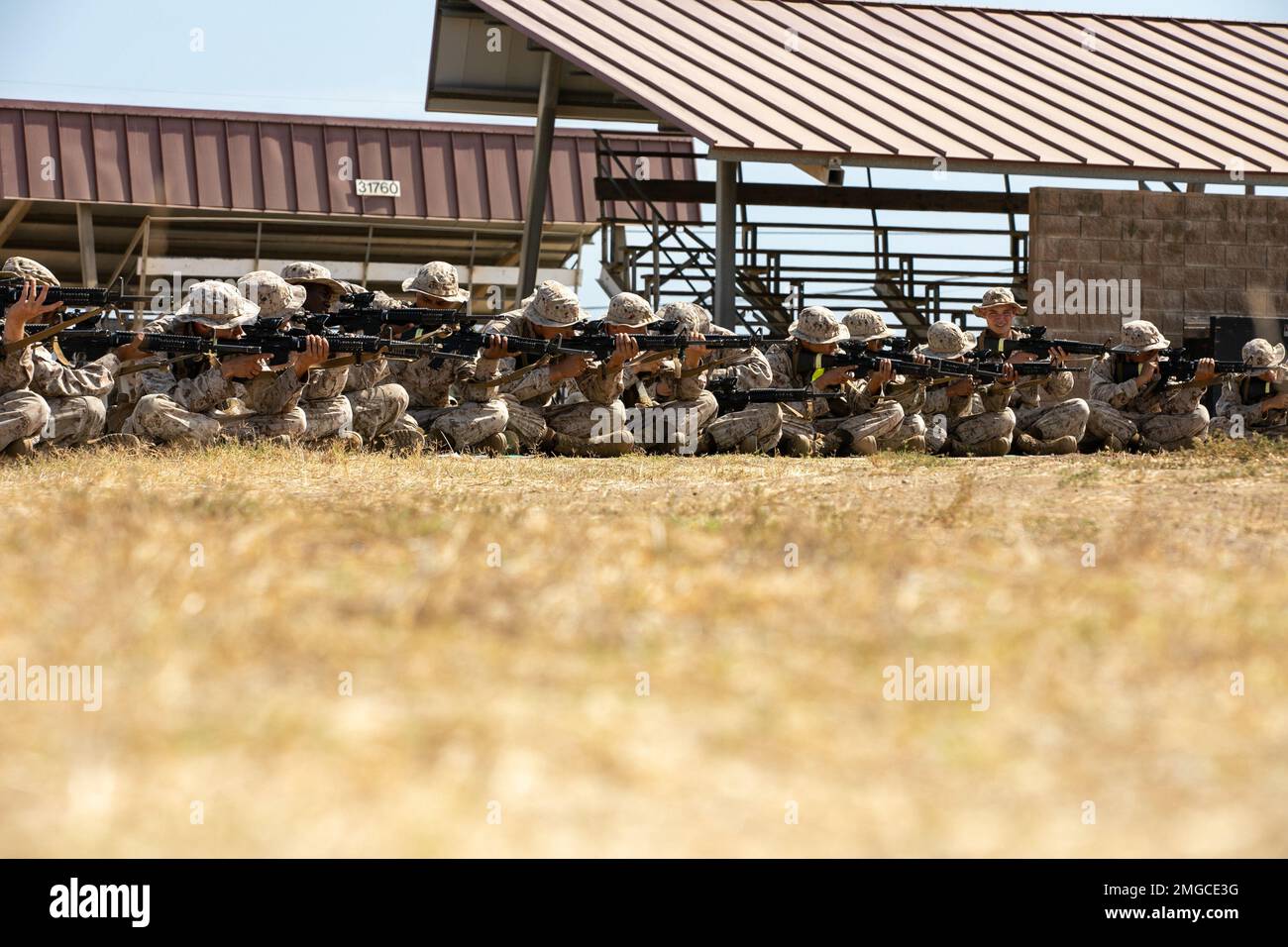 U S Marine Corps Recruits With Fox Company 2nd Recruit Training