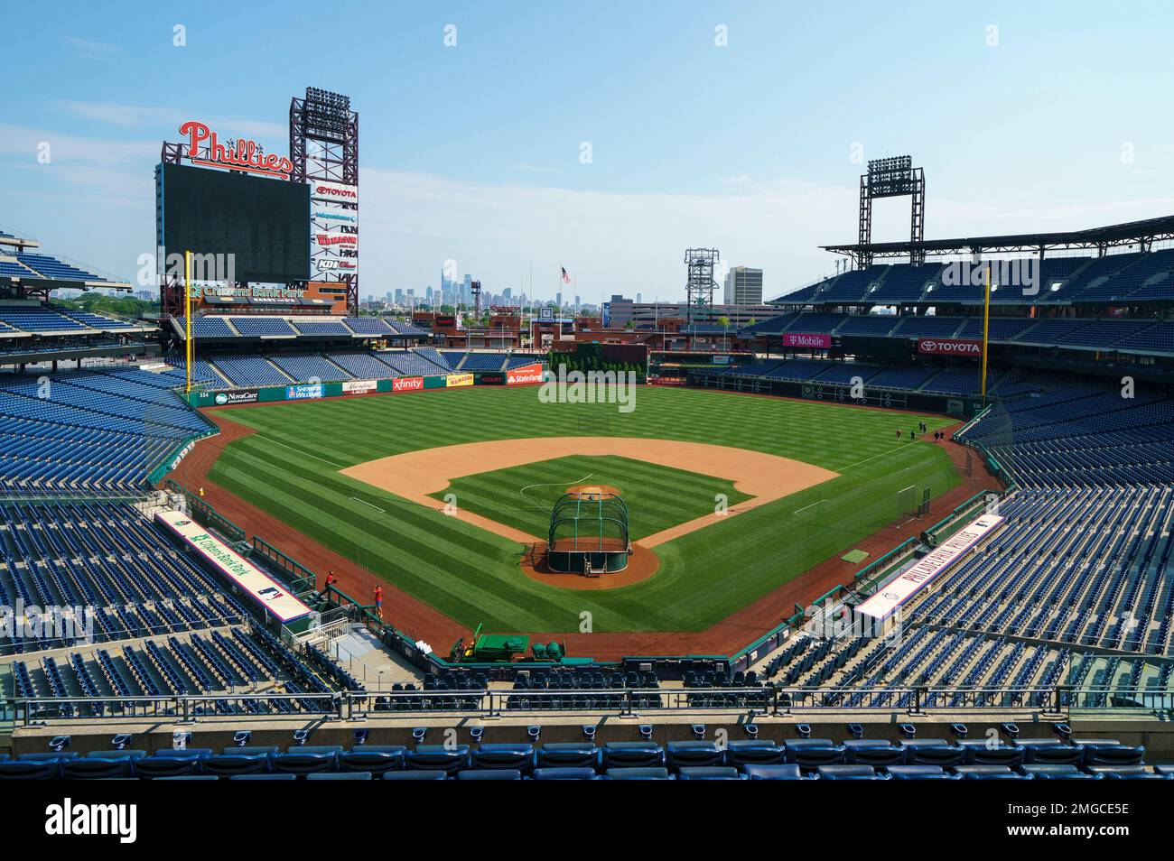 Citizens Bank Park, home of baseball's Philadelphia Phillies, is shown ...