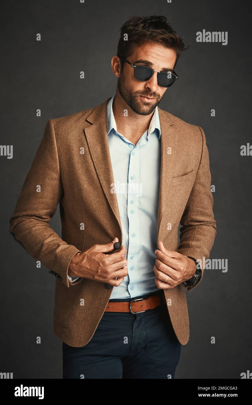 This is what handsome looks like. Studio shot of a handsome young man ...