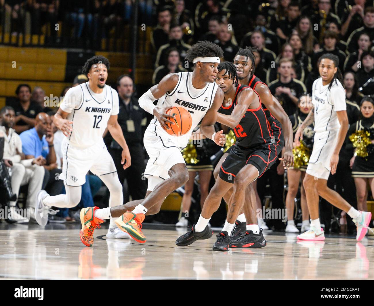 Orlando, FL, USA. 25th Jan, 2023. UCF Knights forward Taylor Hendricks ...