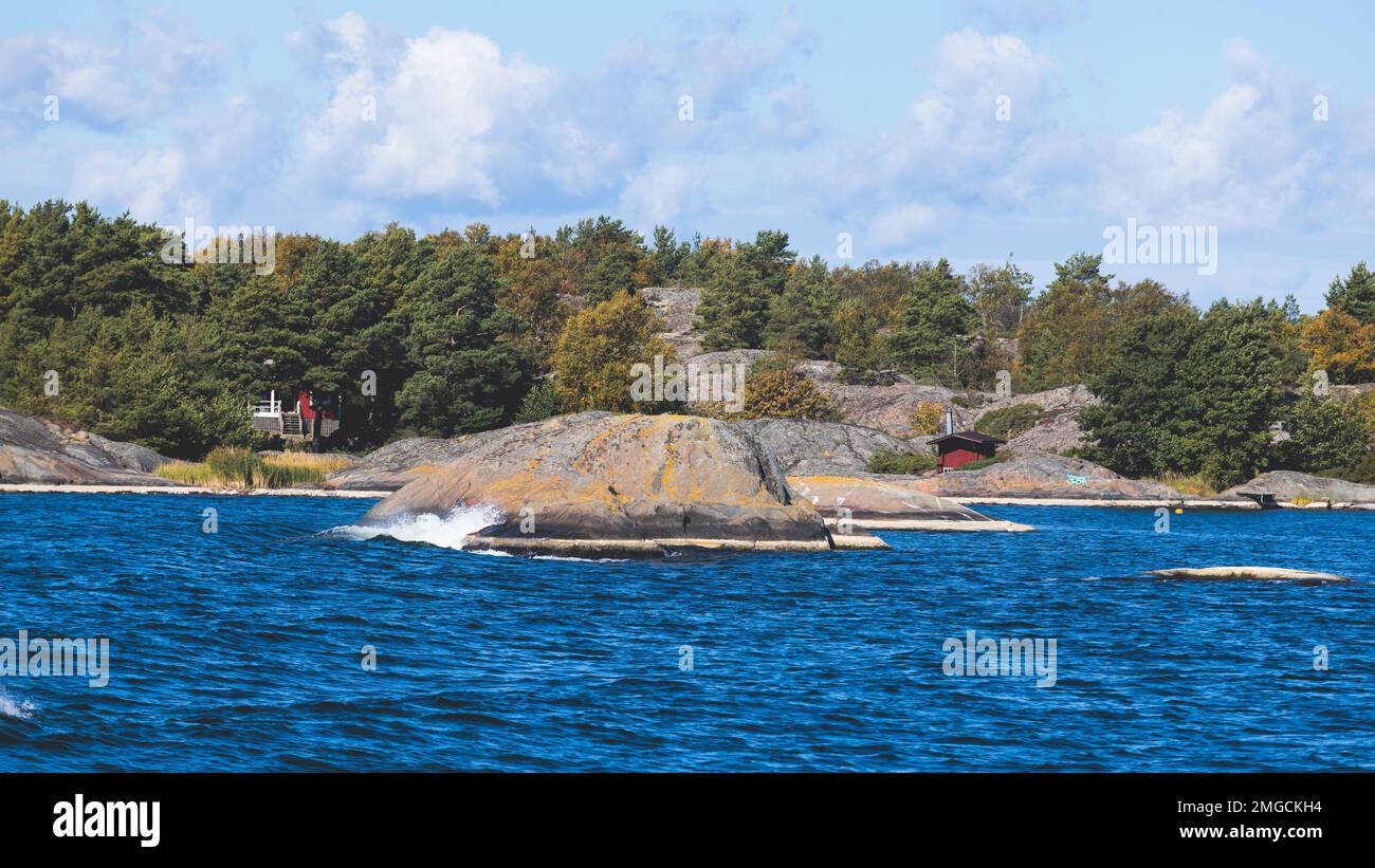 Archipelago National Park landscape, Southwest Finland, with islands ...