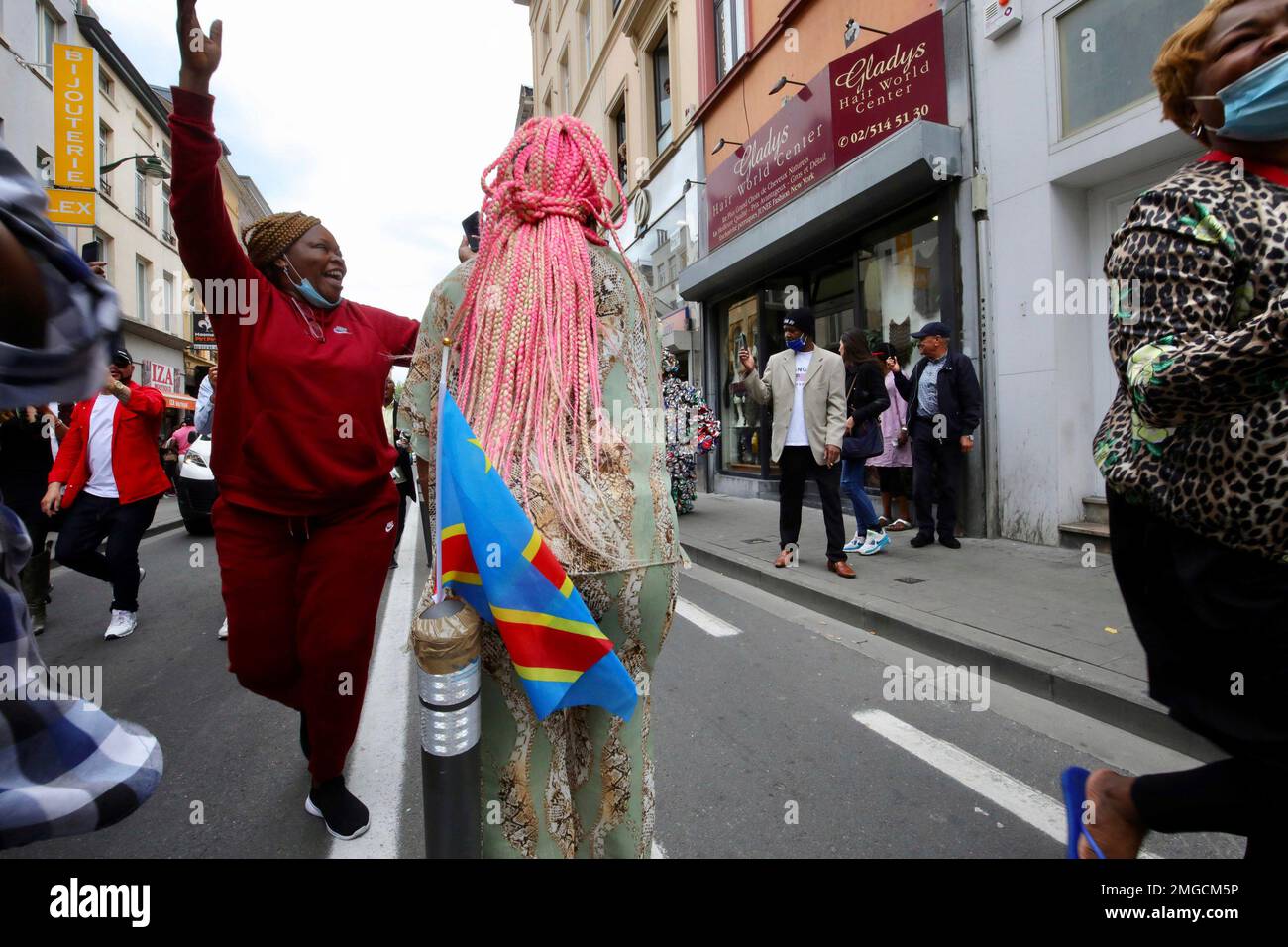 People participate in celebrations marking the 60th anniversary of ...