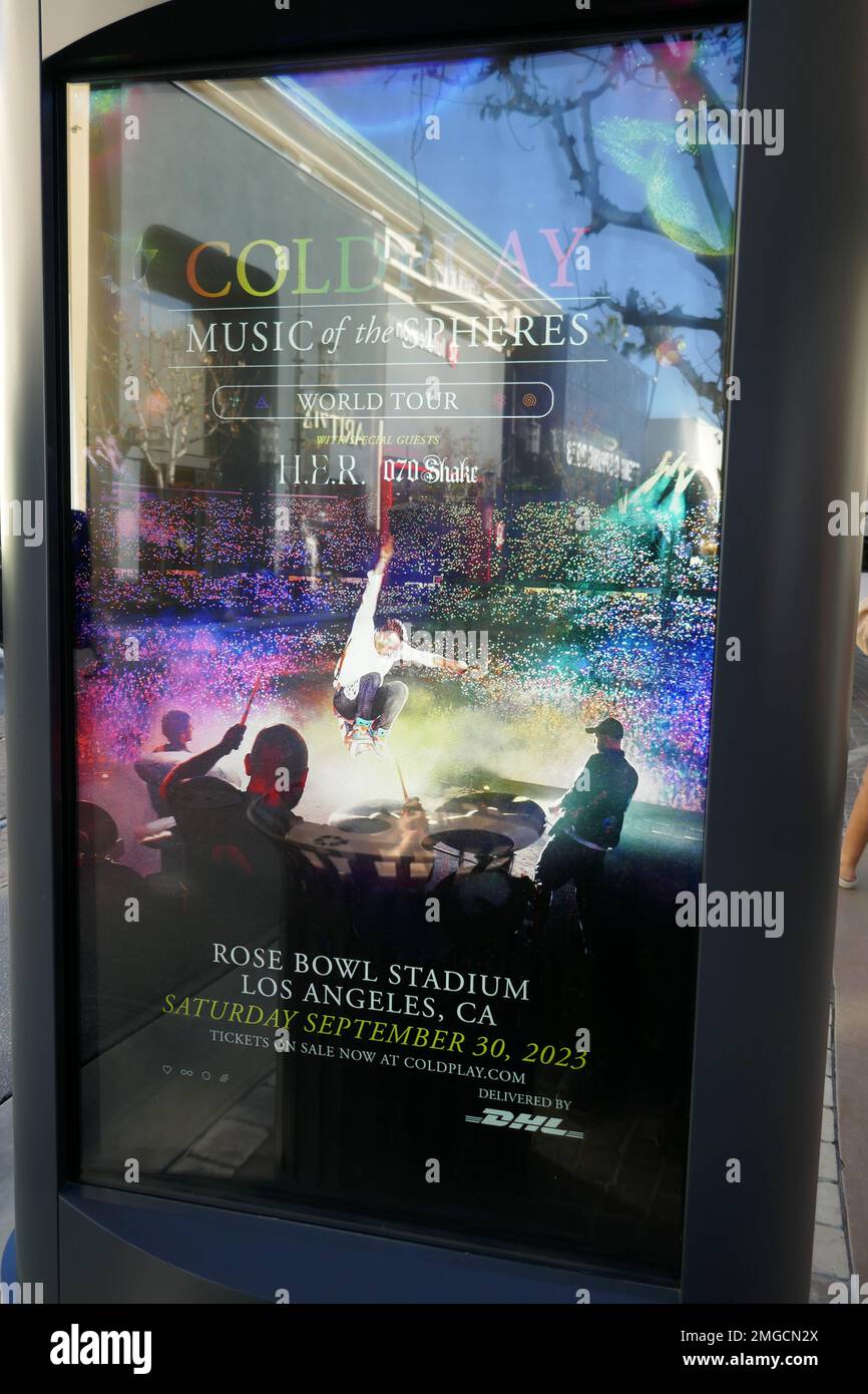 Los Angeles, California, USA 25th January 2023 A general view of atmosphere of Coldplay Music of ...