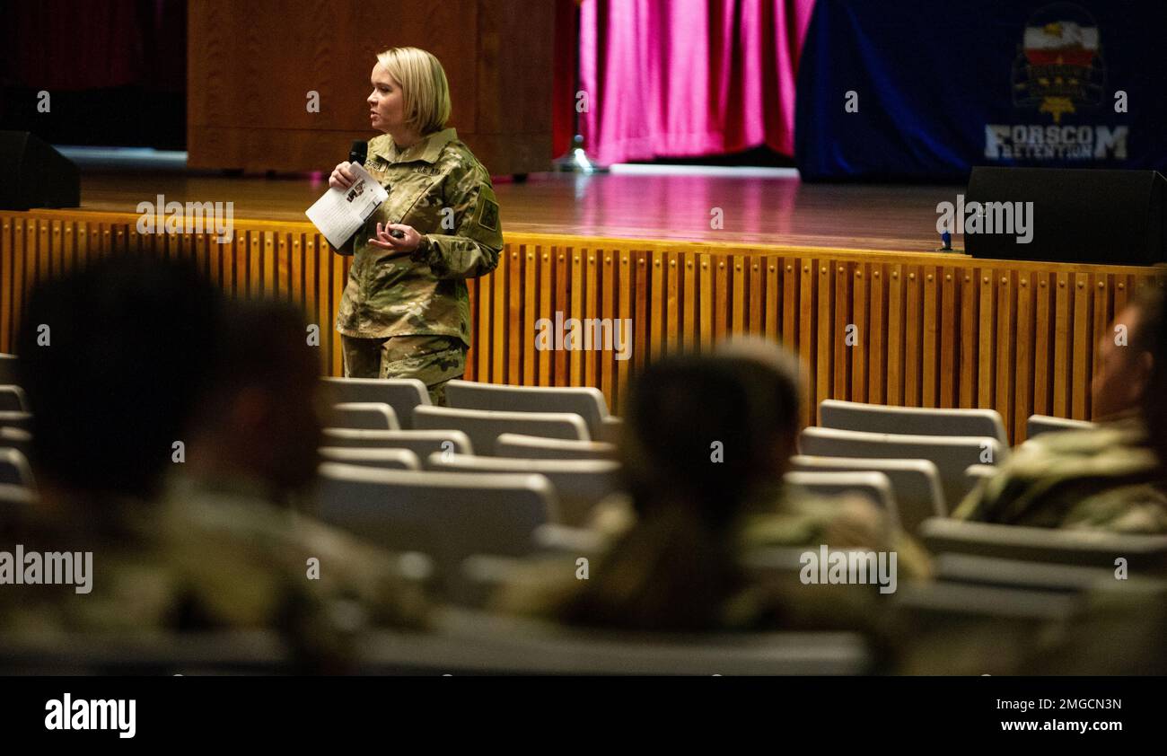 Master Sgt. Mary Lacerda, senior Army retention operations ...