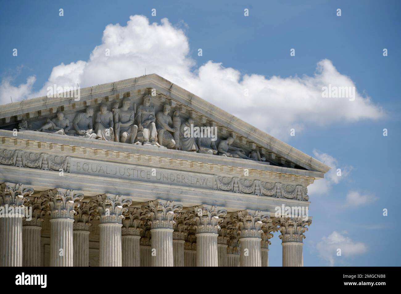 Clouds roll over the Supreme Court on Capitol Hill in Washington ...
