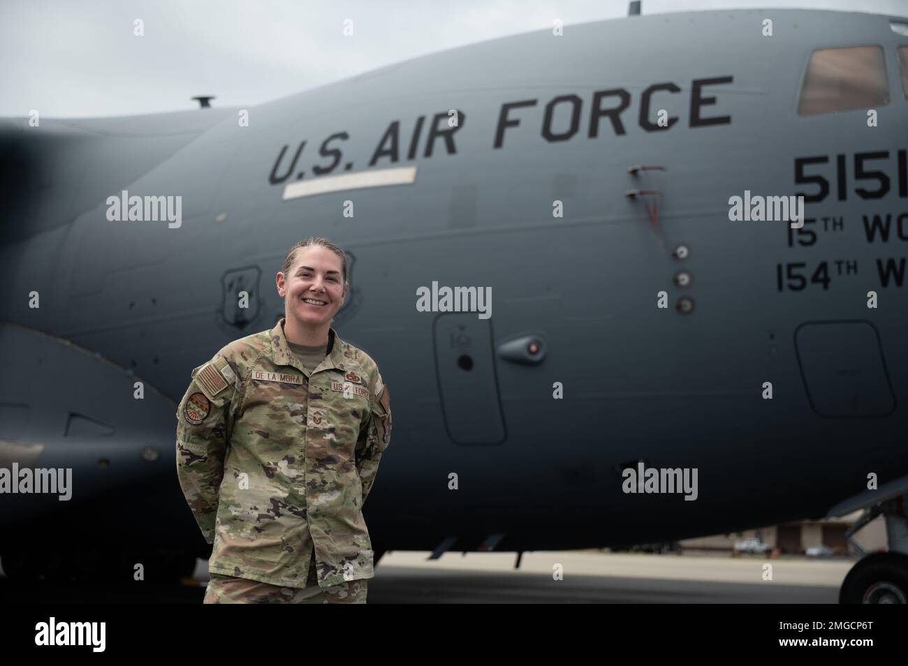 Senior Master Sgt. Jessica De La Mora, 15th Aircraft Maintenance ...