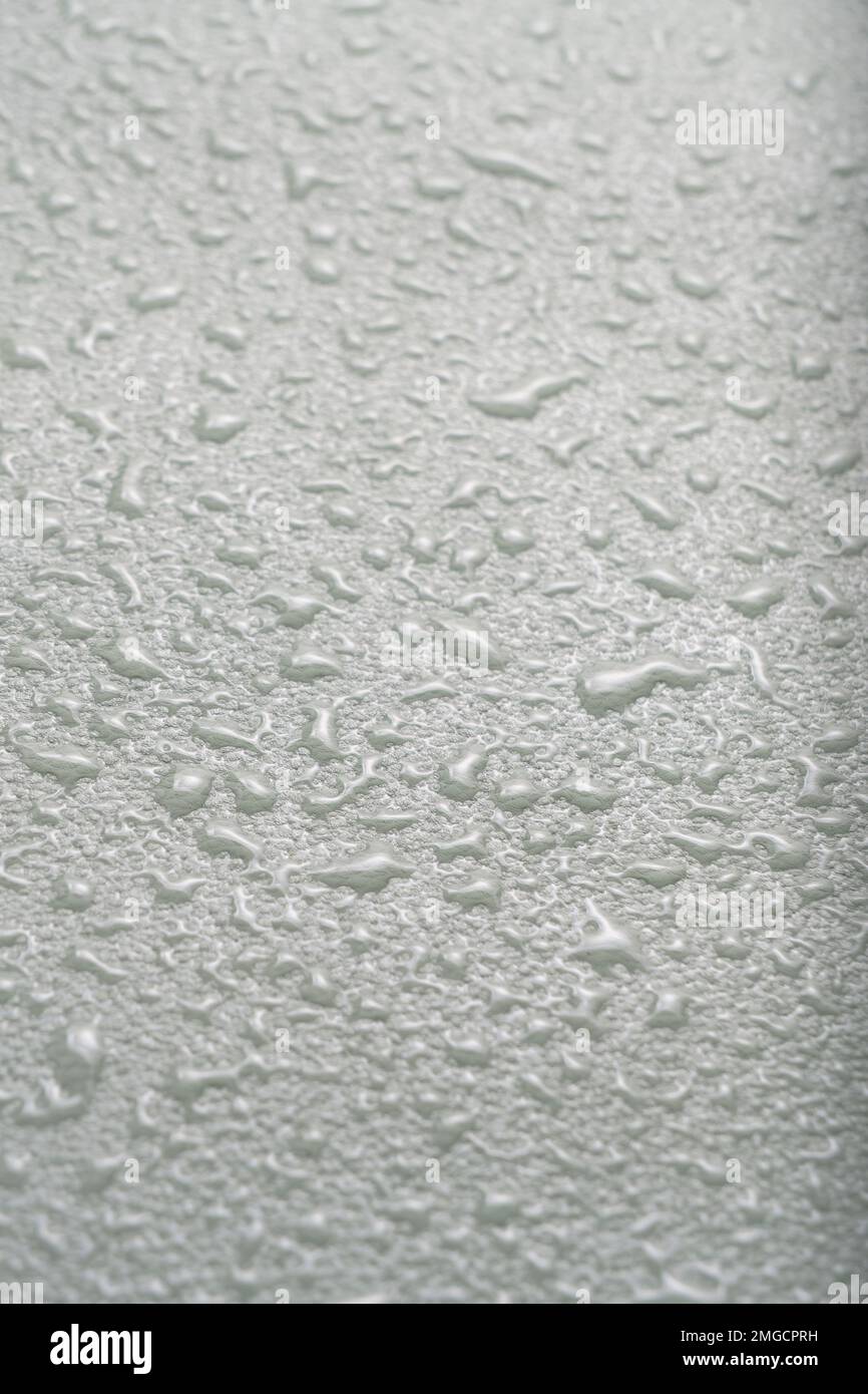 Light abstract background, texture covered with raindrops by ...