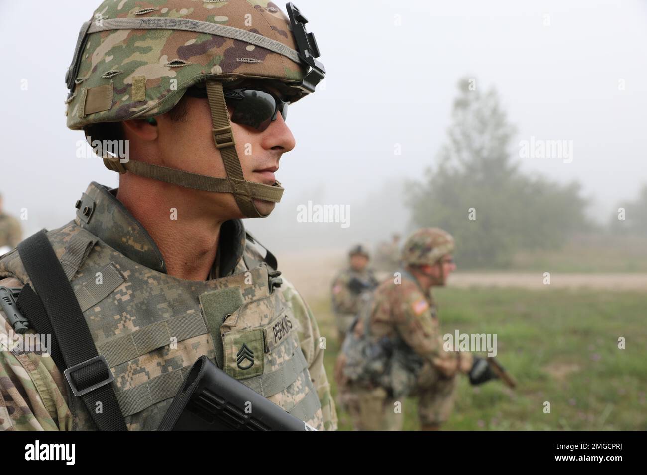 U.S. Army Staff Sgt. Brandon Perkins, electromagnetic spectrum non ...