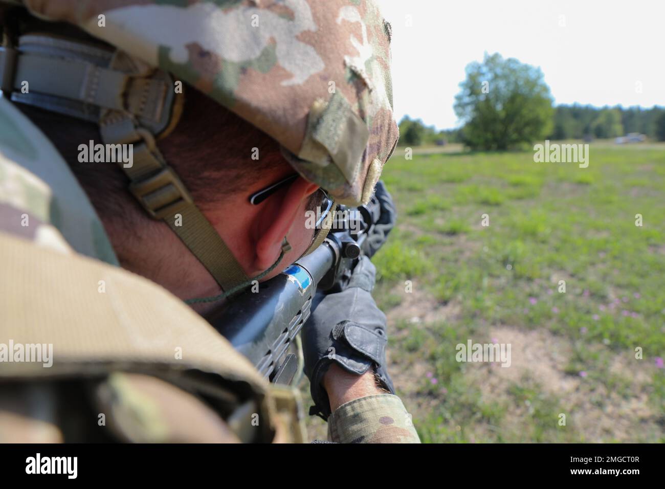 U.S. Army Spc. Tyler Bridges, human resources specialist, Headquarters ...