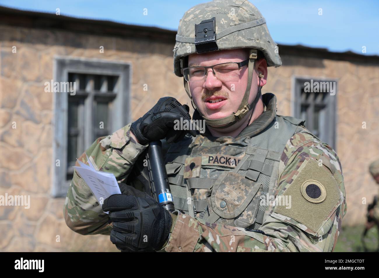 U.S. Army Spc. Gregory Packard, cable systems installer-maintainer ...