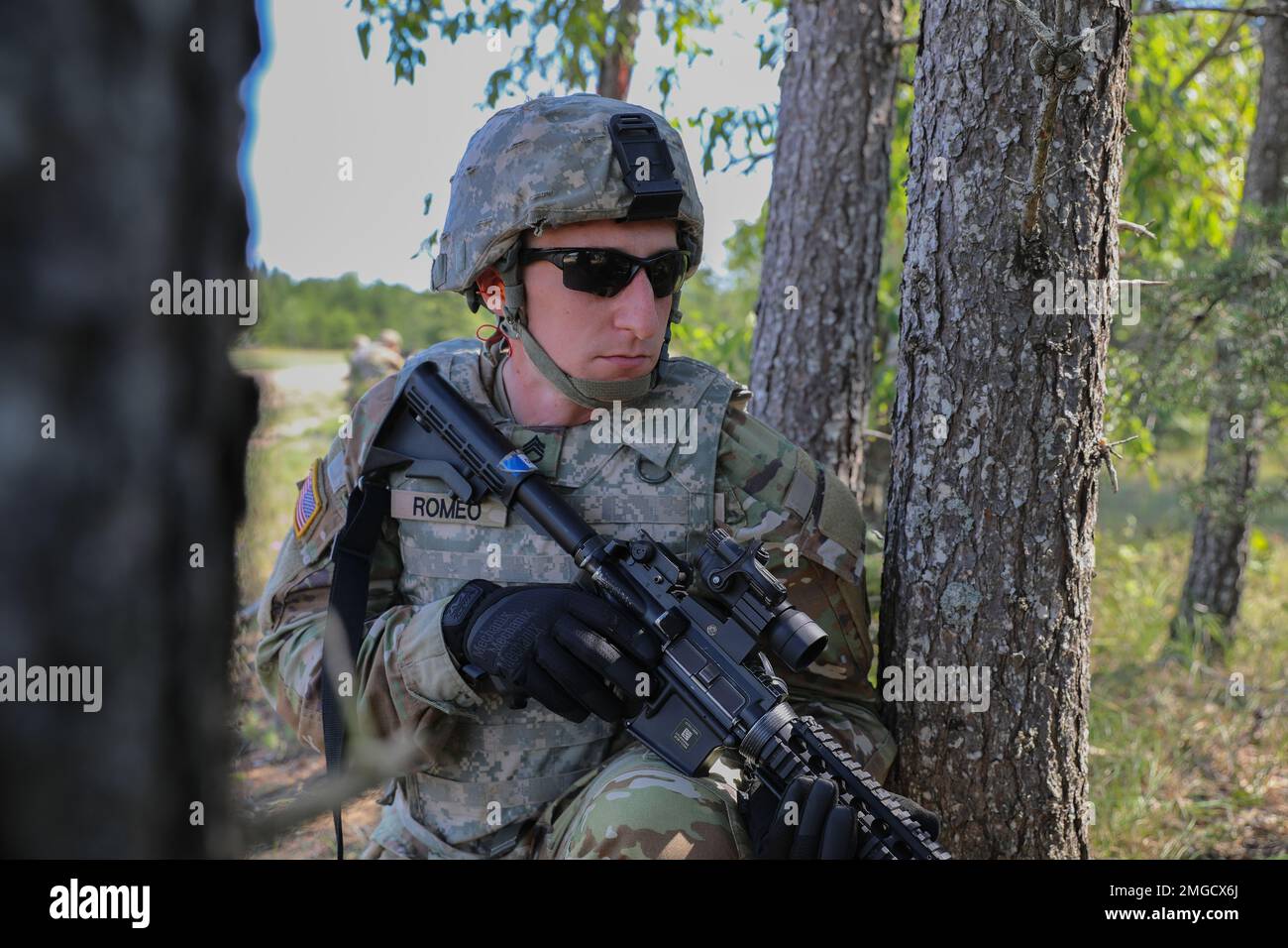 U.S. Army Staff Sgt. Anthony Romeo, a budget analyst non-commissioned ...