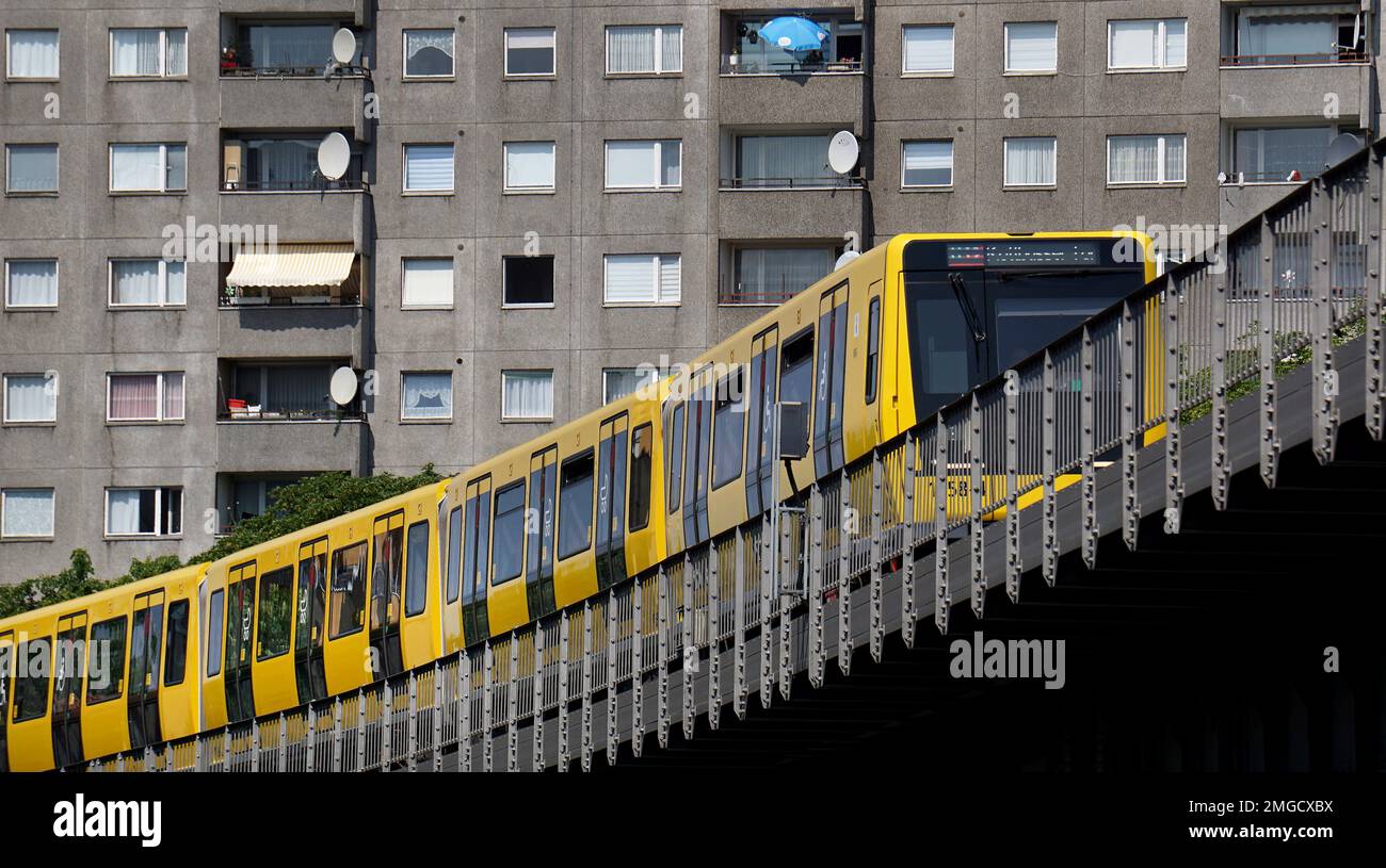 In this Friday, June 26, 2020 photo a BVG (Berlin Transport Authority ...