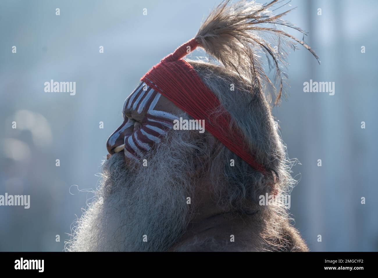 Adelaide, Australia. 26 January 2023. Major Sumner a Ngarrindjeri ...