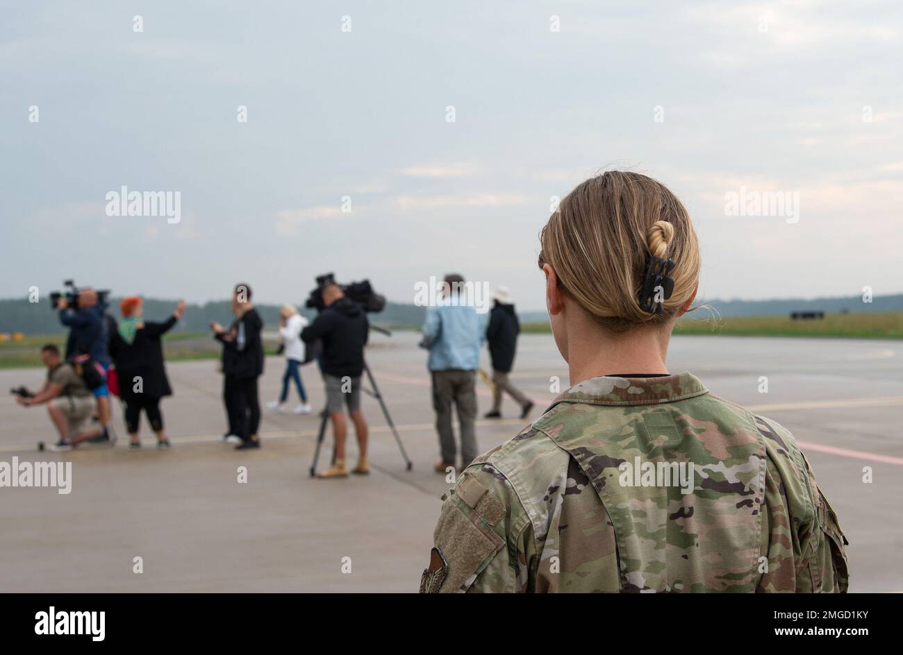 U.S. Air Force Capt. Claire Waldo, 90th Expeditionary Fighter Squadron ...