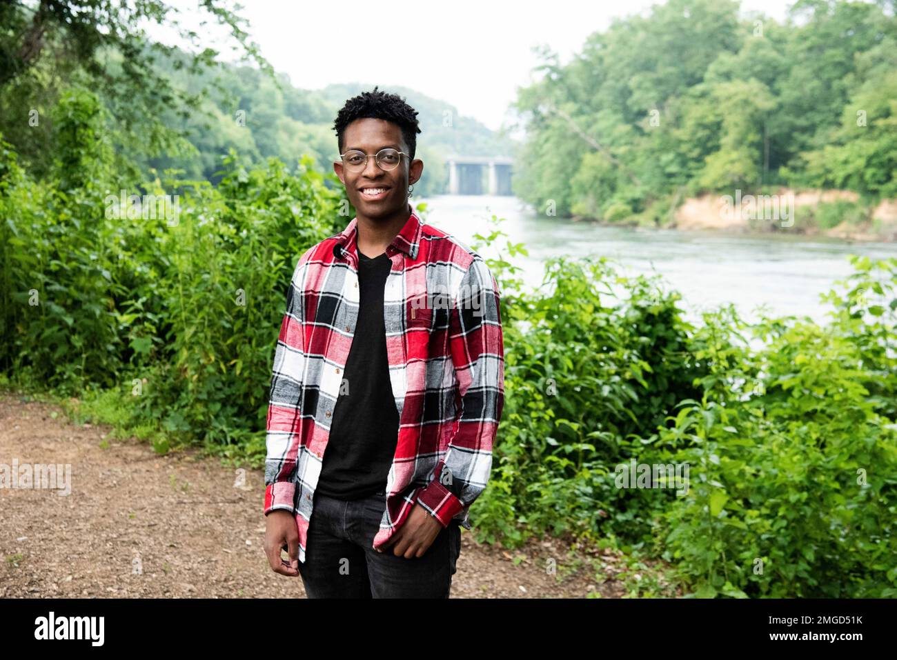 In this June 21, 2020 photo, country rapper Breland poses for a ...