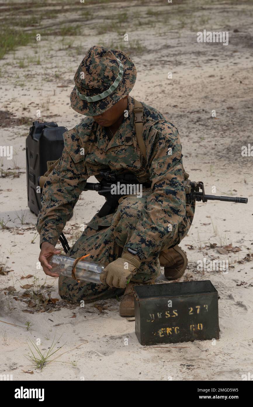 U.S. Marine Corps Sgt. Helwin Acabal, combat engineer, Marine Wing ...