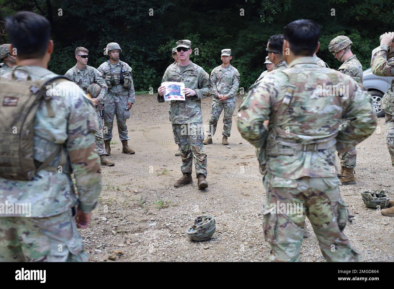 Staff Sgt. Charles Bush of the 11th Engineer Battalion, 2nd Infantry ...