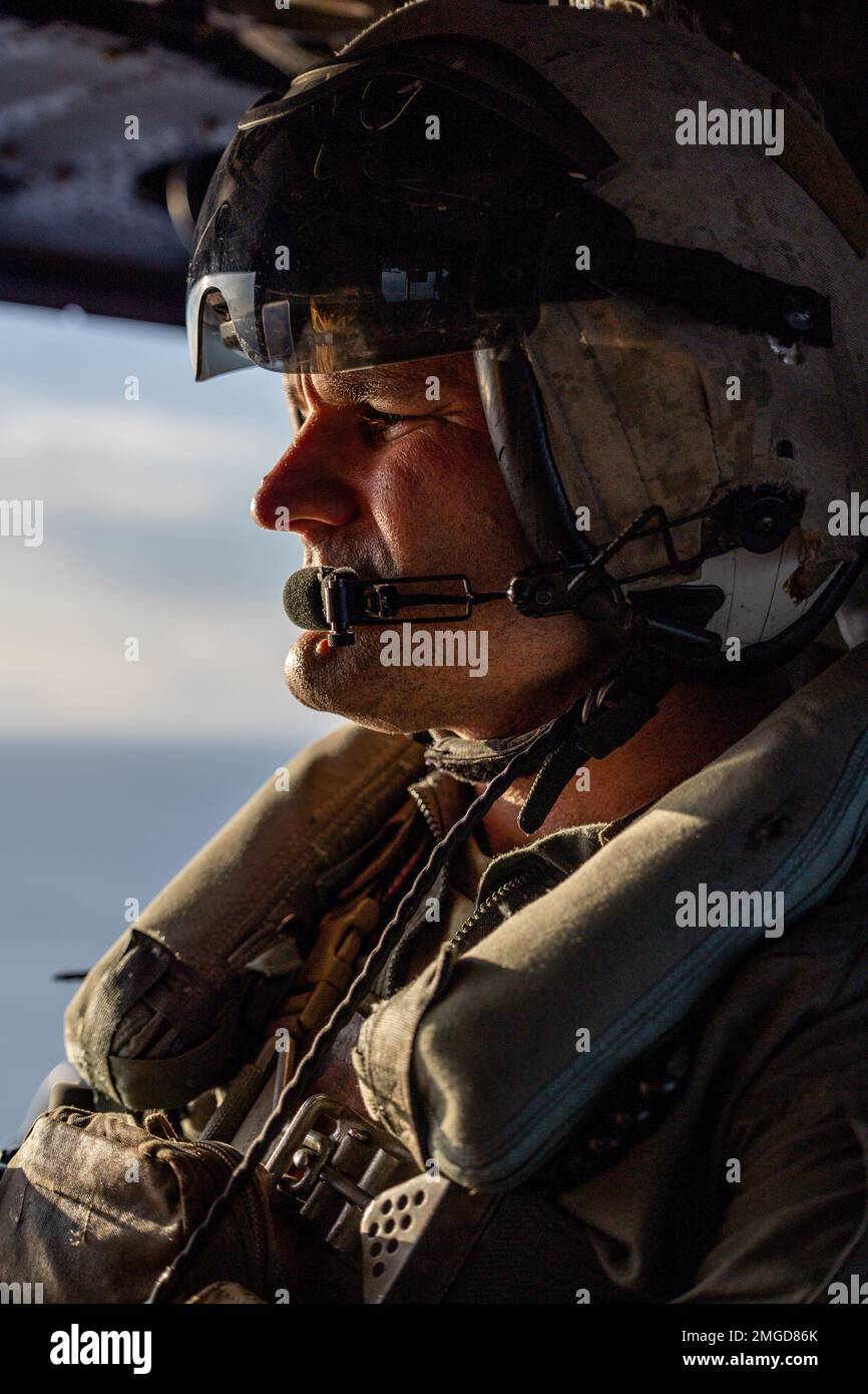 U.S. Marine Corps Gunnery Sgt. Joe Thomas, a crew chief for Marine ...