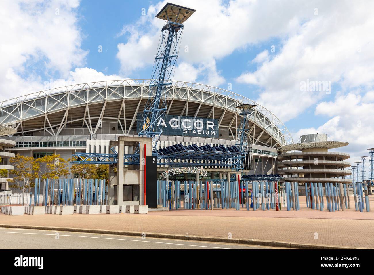 Stadium Australia, Olympic stadium in Sydney Olympic Park, now known as ...