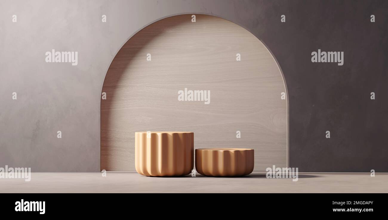 Abstract Minimal Modern Podium Platform For Product Display Showcase 3D ...