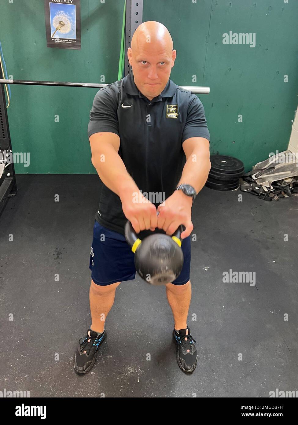 Joseph Sheffield, certified strength and conditioning coach, with the ...