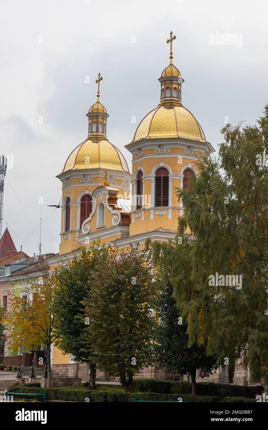 BEREZHANY, UKRAINE Greek Catholic Church of St.Trinity at Market Square ...