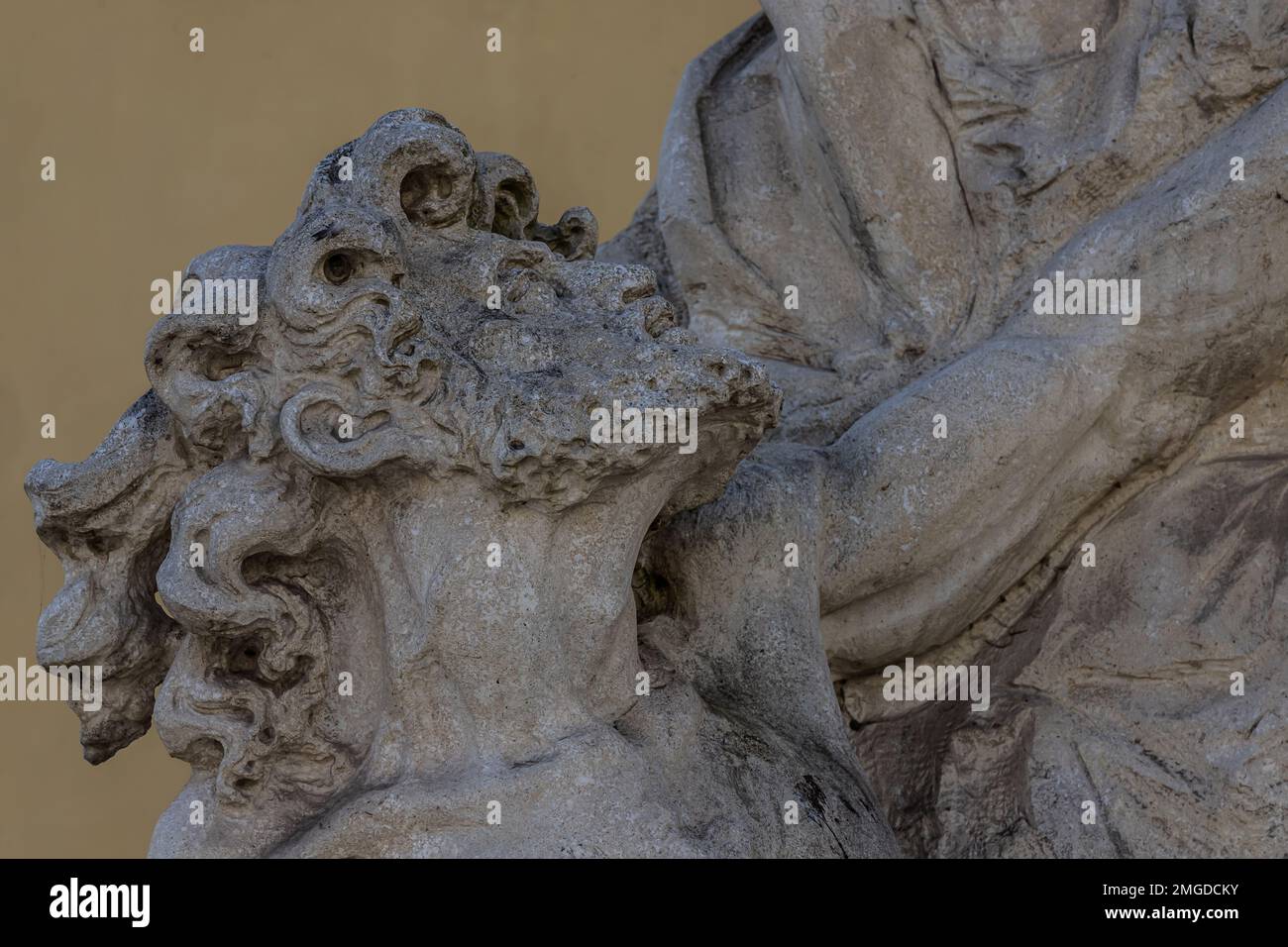 Stone sculpture in Buchach, Ukraine. Written by Pinzel Stock Photo - Alamy