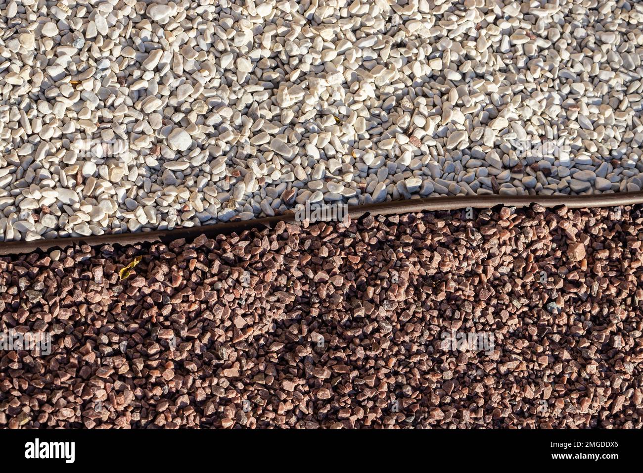 small bright pebbles and gravel as background or texture Stock Photo ...