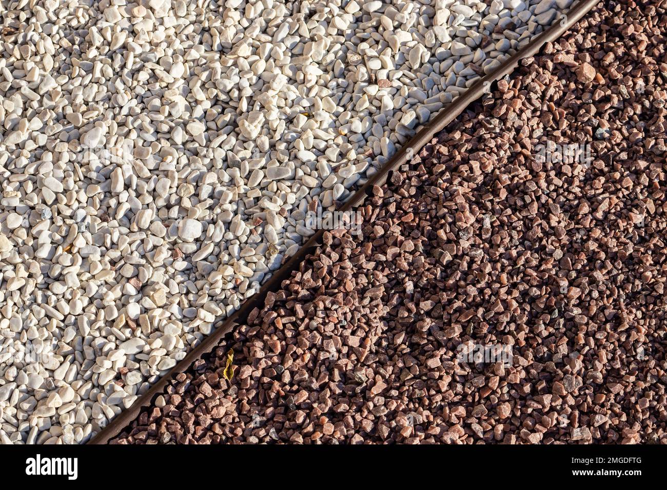 small bright pebbles and gravel as background or texture Stock Photo ...