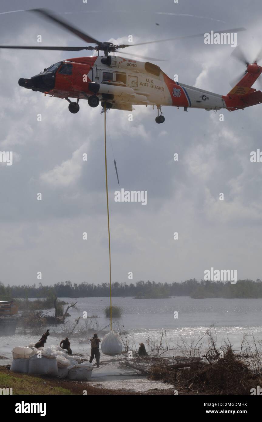 Aircrafts - Sand Baggers - 26-HK-57-68. HH-60 with sand bag flying over ...